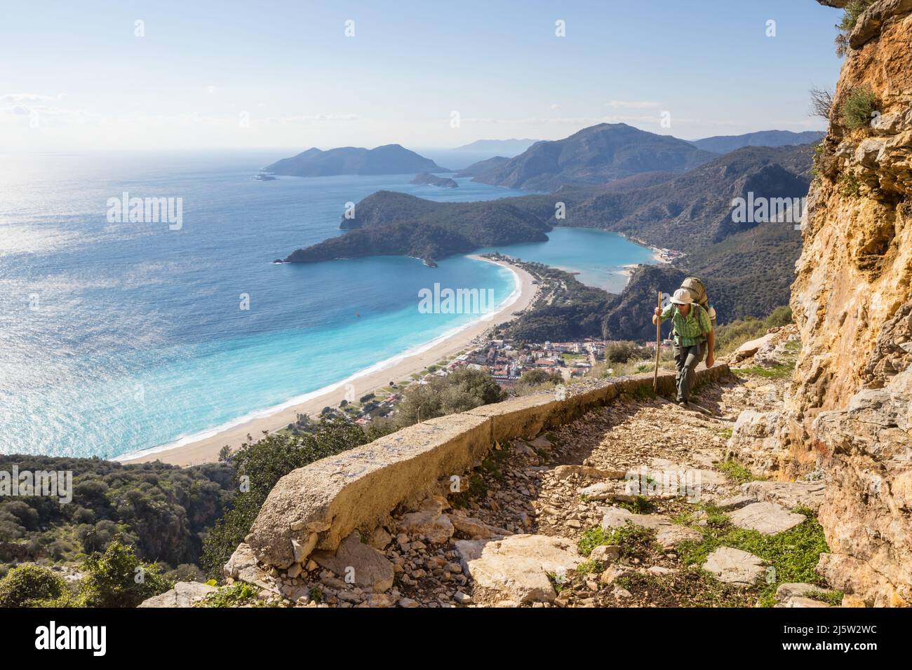 Beautiful nature landscapes in Turkey mountains. Lycian way is famous ...
