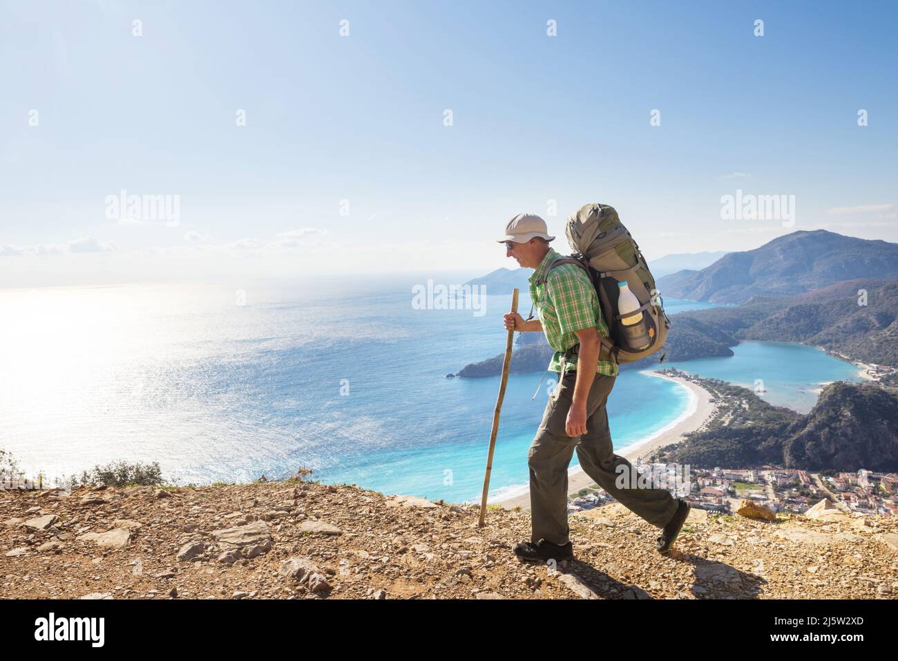 Beautiful nature landscapes in Turkey mountains. Lycian way is famous ...