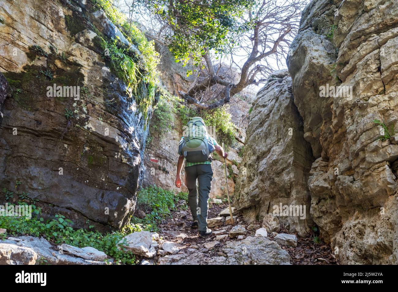 Beautiful nature landscapes in Turkey mountains. Lycian way is famous ...