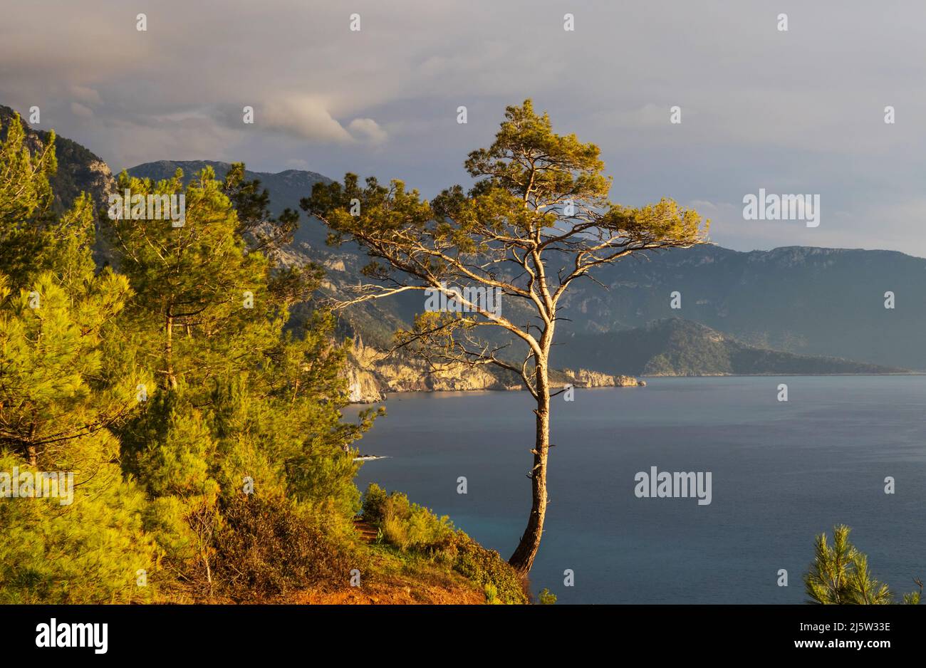 Beautiful sea coast in Turkey Stock Photo - Alamy