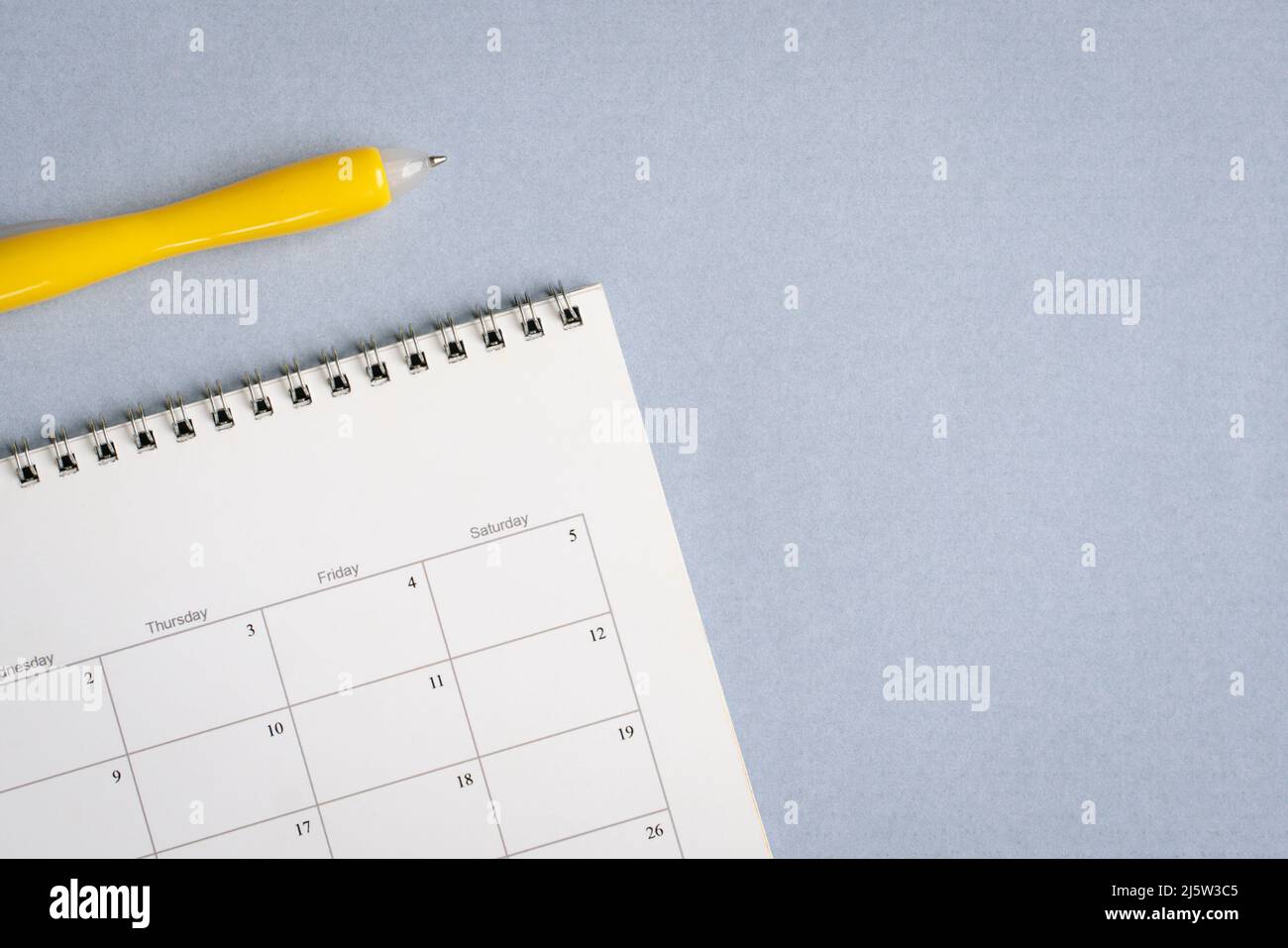 Flat lay calendar copy hi-res stock photography and images - Alamy
