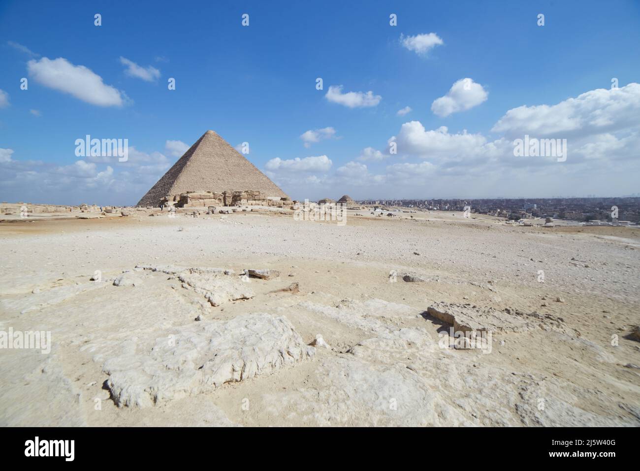The Great Pyramid of Khufu at Giza, Egypt Stock Photo - Alamy