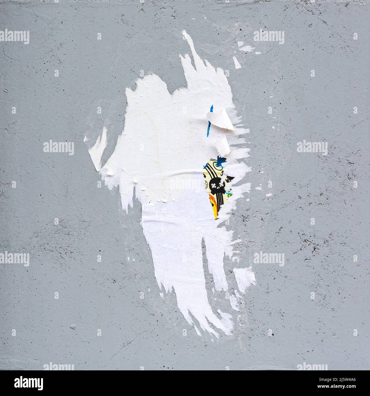 Ripped torn wall poster hi-res stock photography and images - Alamy