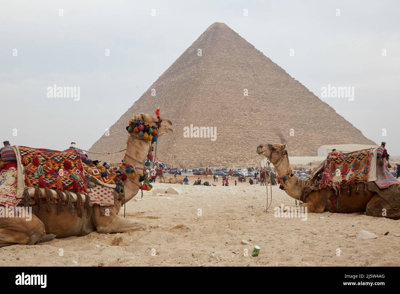 The Great Pyramid of Khufu at Giza, Egypt Stock Photo - Alamy