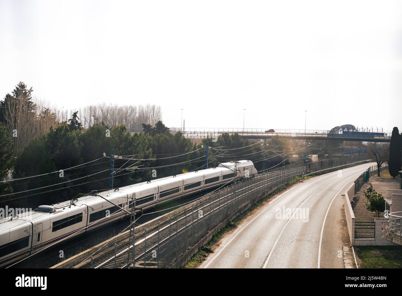 Train journey through lush green hi-res stock photography and images ...