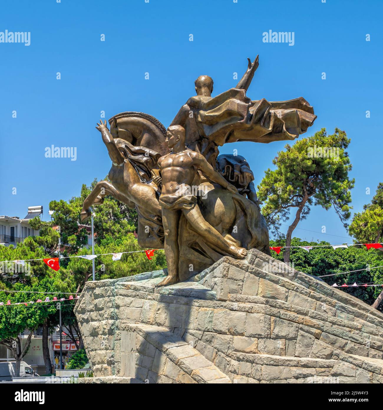 National Ascension Monument in Antalya, Turkey Stock Photo - Alamy