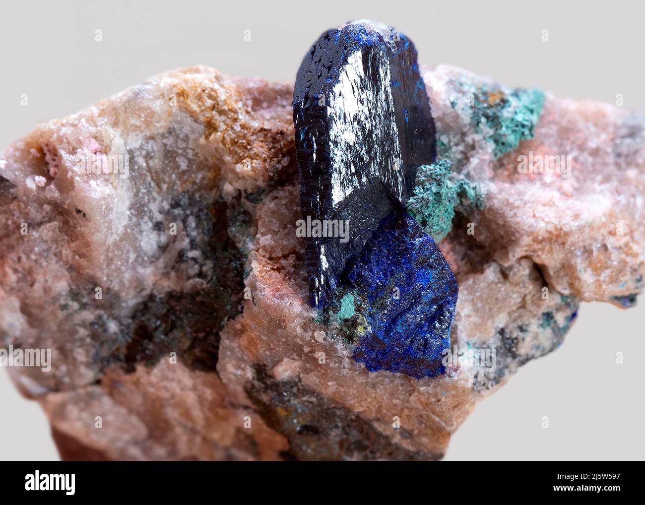 azurite mineral specimen stone rock geology gem crystal Stock Photo - Alamy