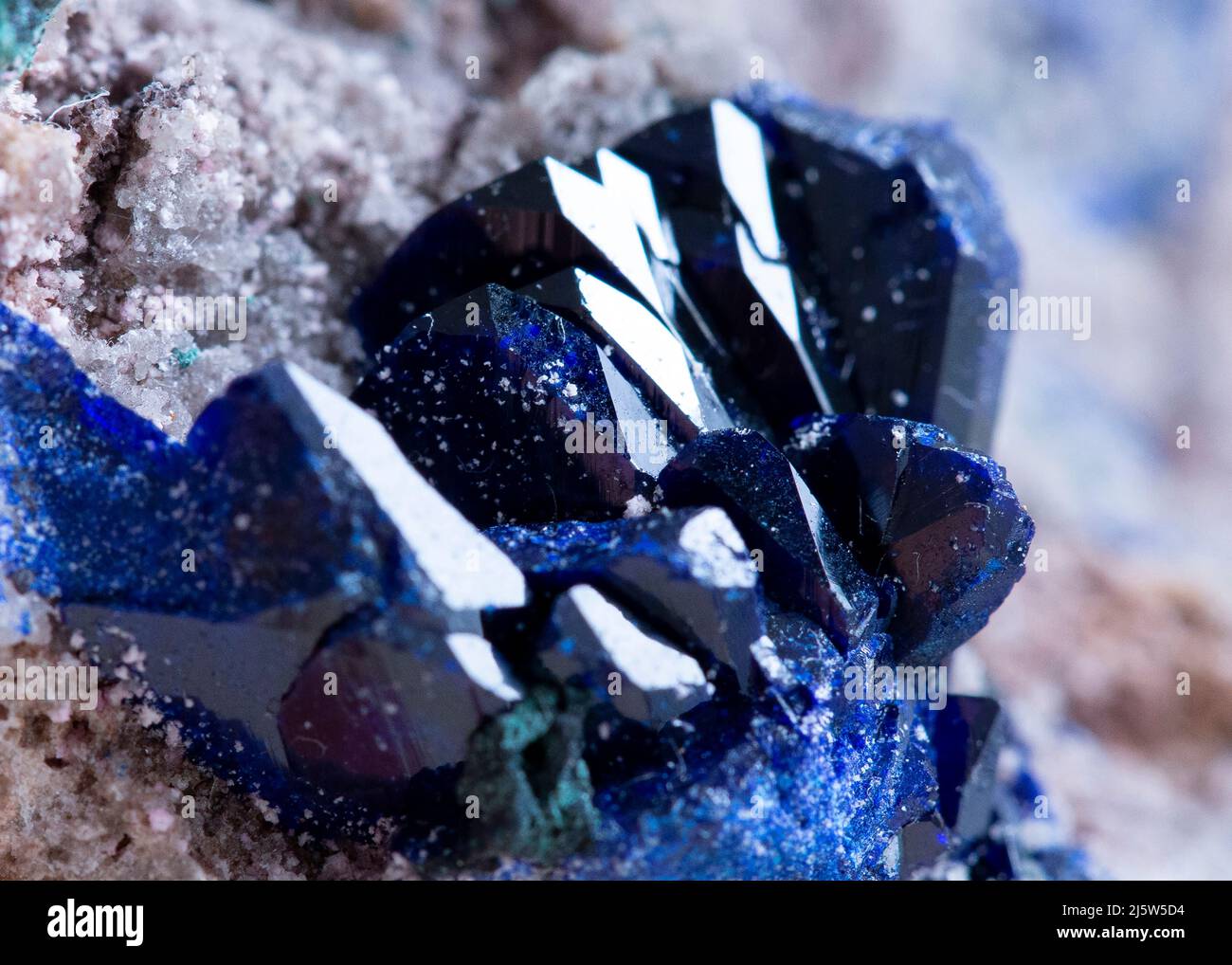 azurite mineral specimen stone rock geology gem crystal Stock Photo - Alamy