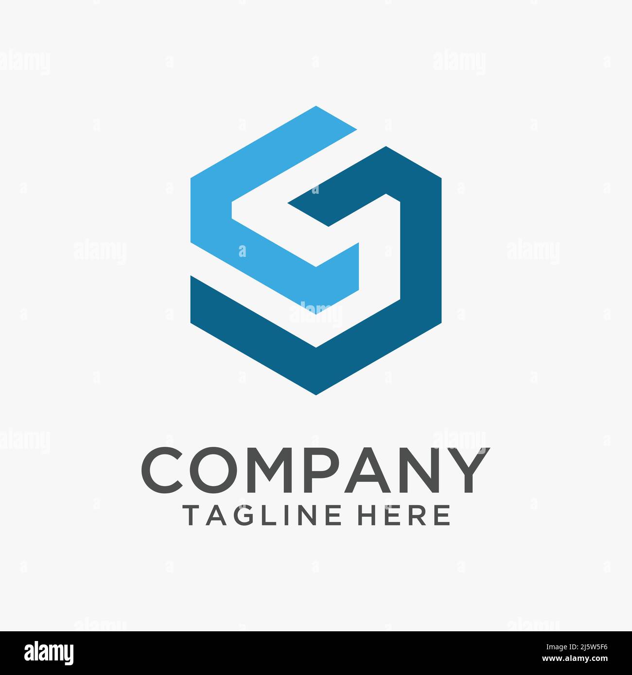 Letter S hexagonal logo design Stock Vector Image & Art - Alamy