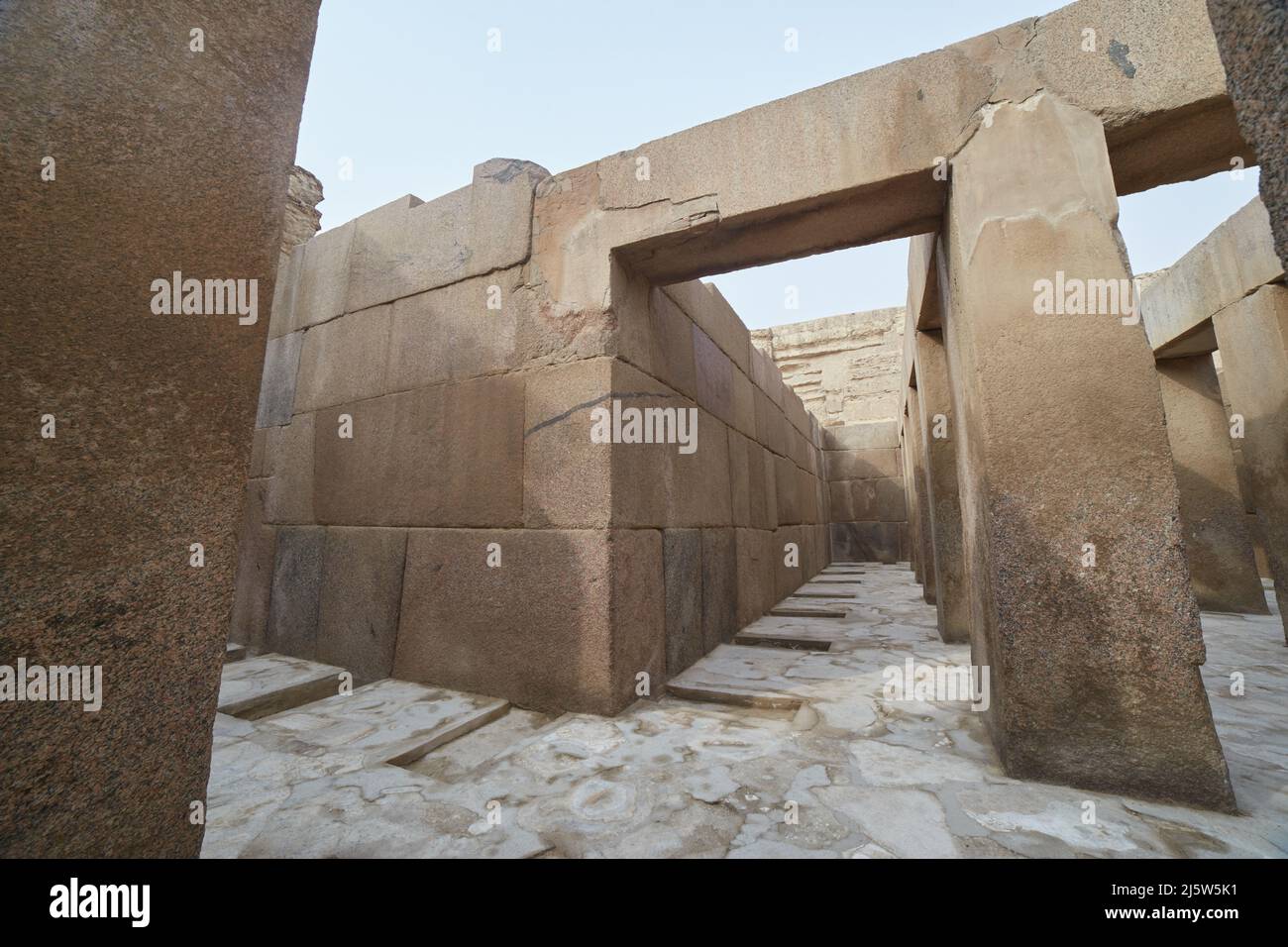 The Valley Temple of Khafre at Giza, Egypt Stock Photo - Alamy