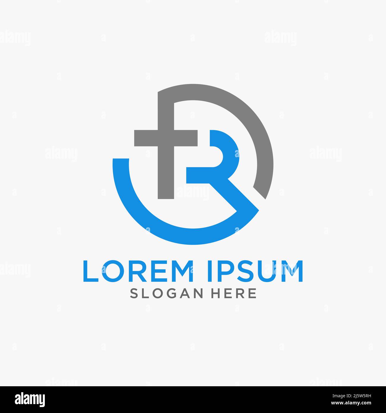 Modern church letter logo Stock Vector Images - Alamy