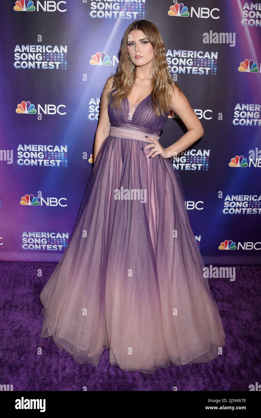 La, US, April 25, 2022, Ada Leann at the ÔAmerican Song ContestÕ Semi ...