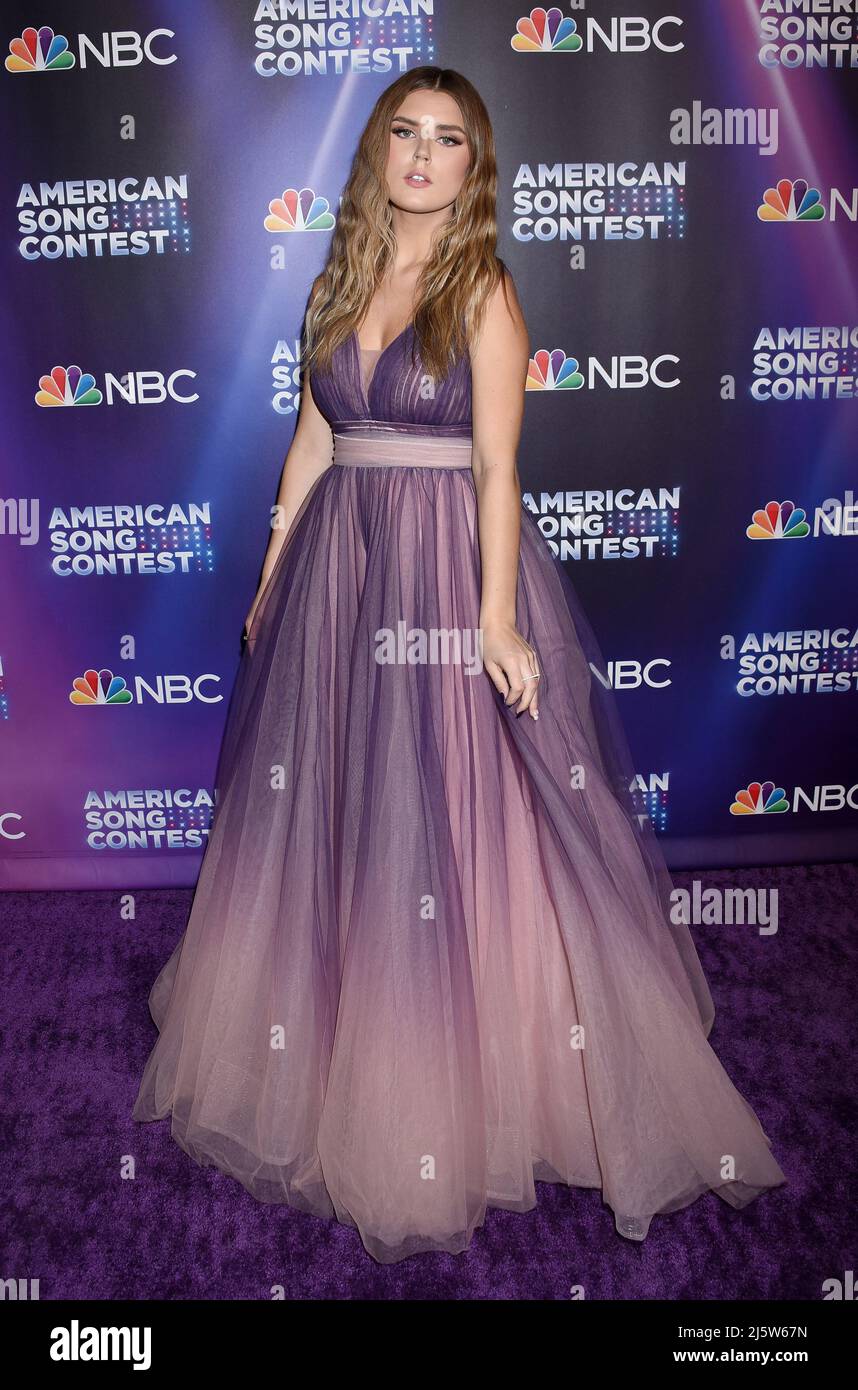 La, US, April 25, 2022, Ada Leann at the ÔAmerican Song ContestÕ Semi ...