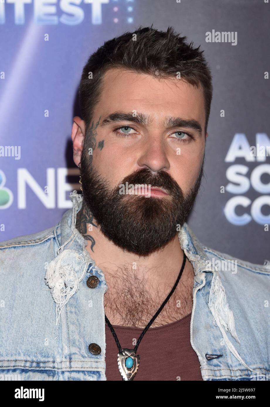 La, US, April 25, 2022, Hueston at the ÔAmerican Song ContestÕ Semi ...