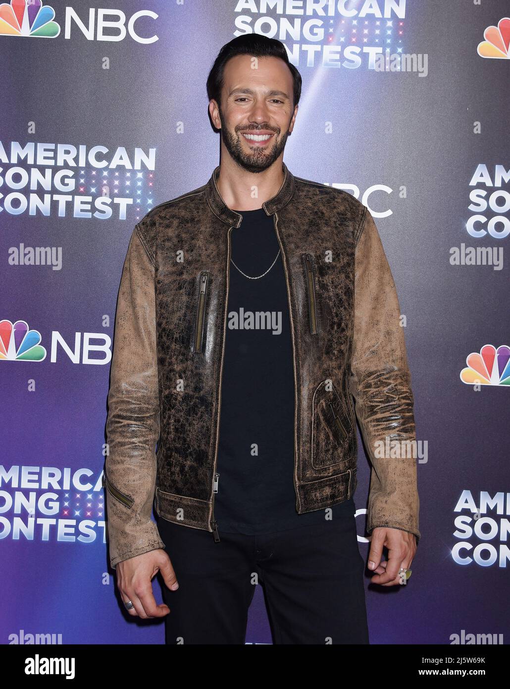 La, US, April 25, 2022, Jared Lee at the ‘American Song Contest’ Semi ...