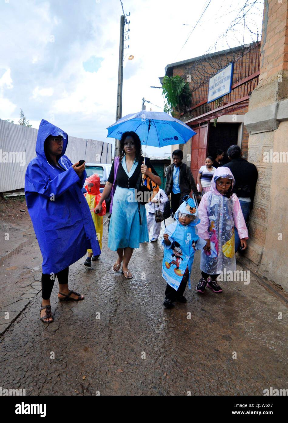 A rainy day in Antananarivo, Madagascar Stock Photo - Alamy