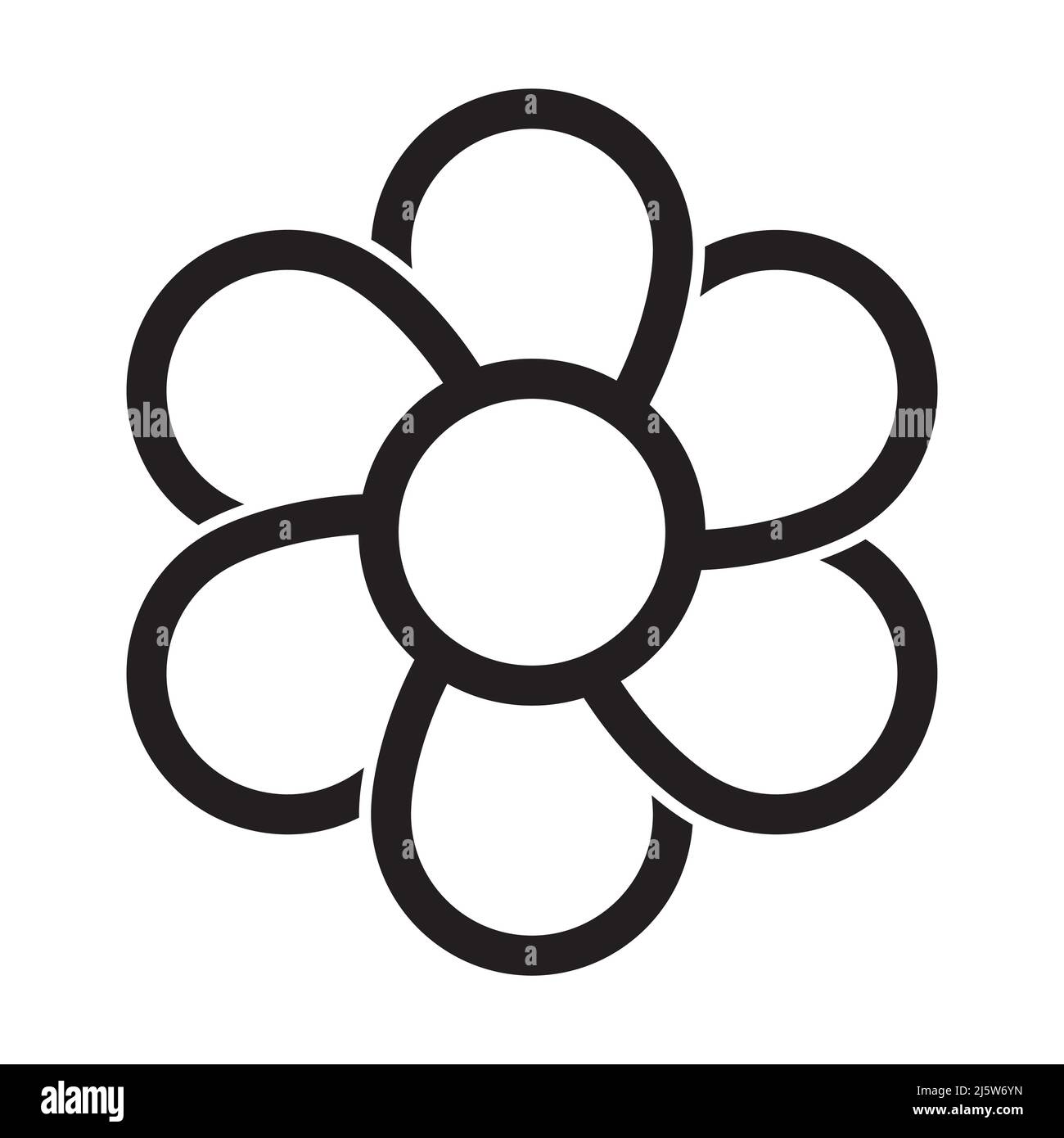 flower icon vector for graphic design, logo, website, social media ...