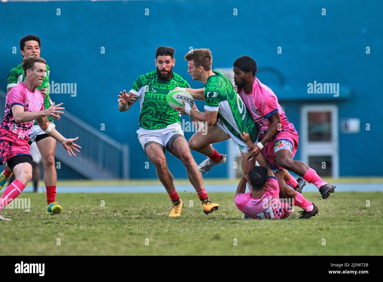 2022 Rugby RAN Seven Qualifier Tournament in The Bahamas Stock Photo ...