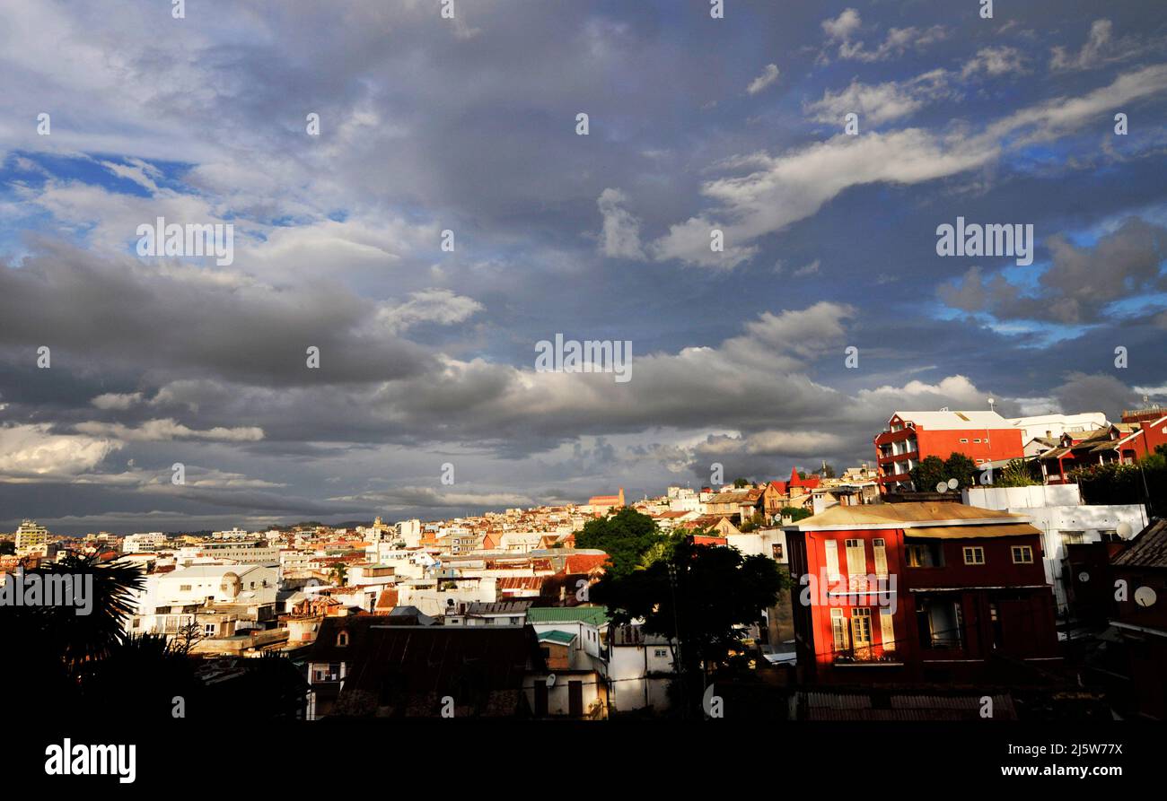 Central Antananarivo after a rain storm Stock Photo - Alamy