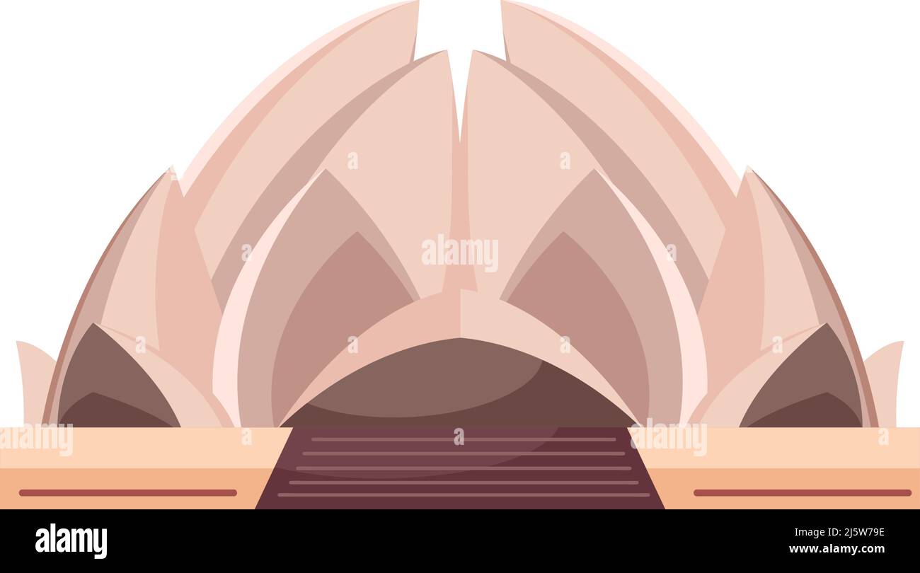 lotus temple india landmark Stock Vector Image & Art - Alamy