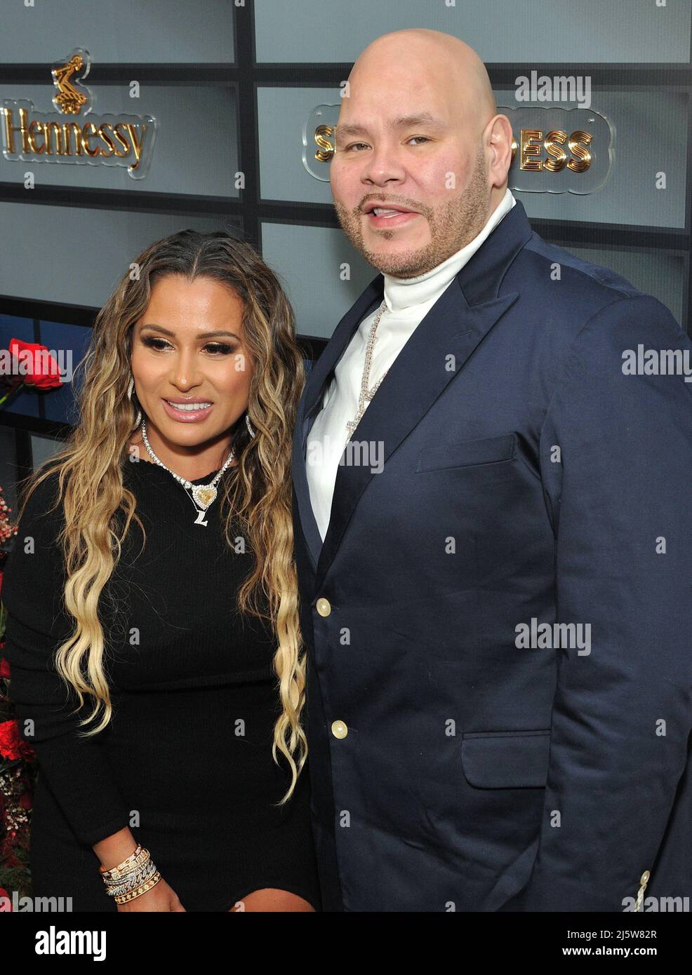 New York, USA. 25th Apr, 2022. L-R: Lorena Cartagena and Fat Joe attend ...