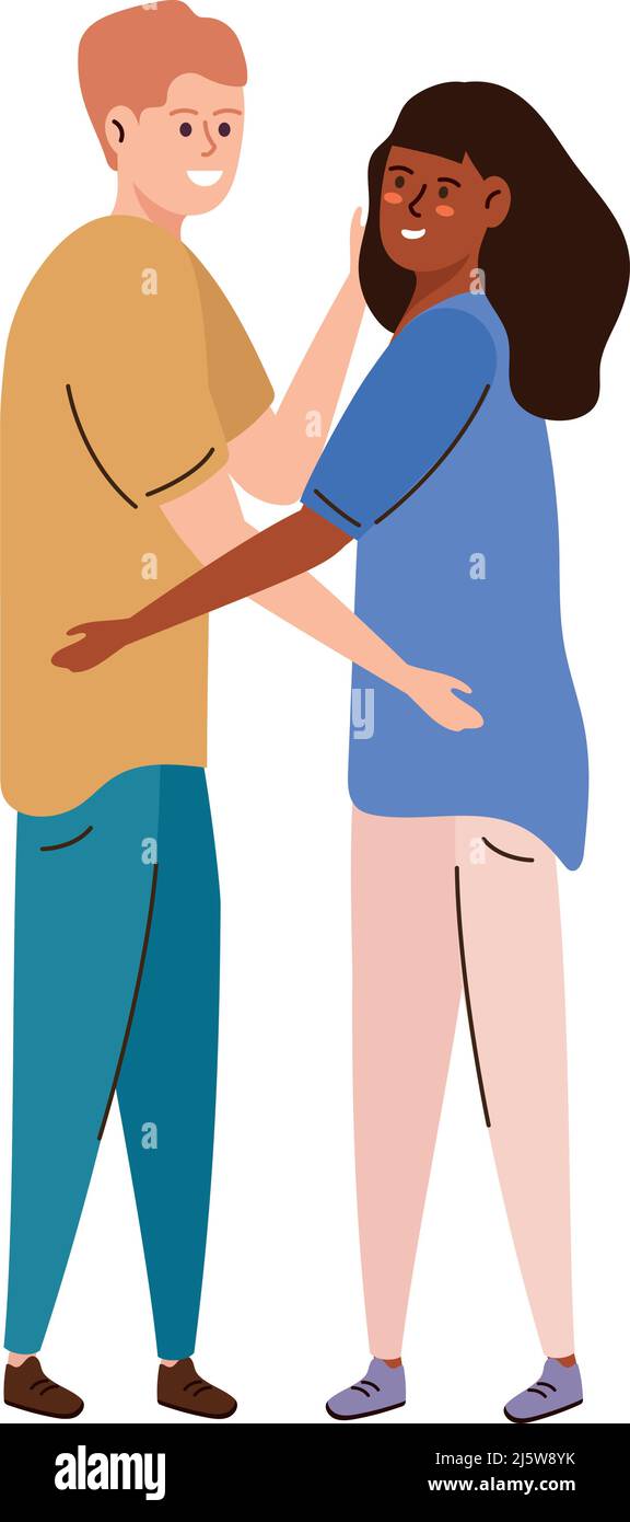 Redhead Couple Stock Vector Images Alamy