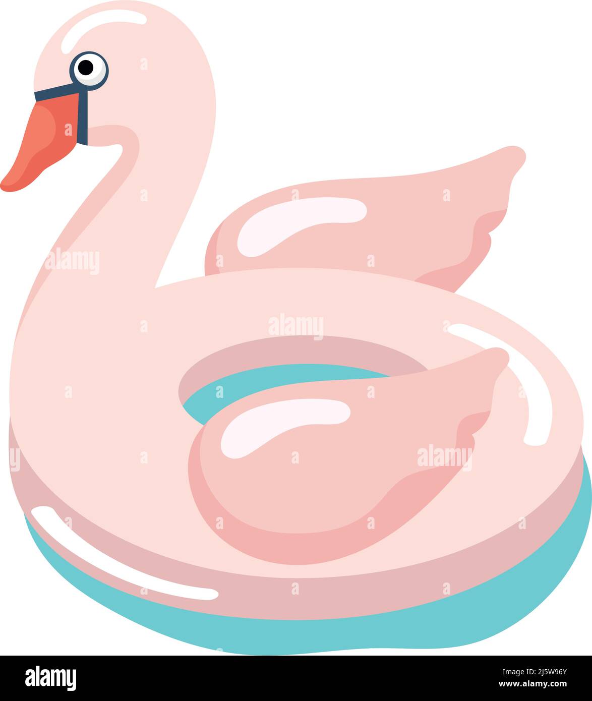 Swan pool float Stock Vector Images - Alamy