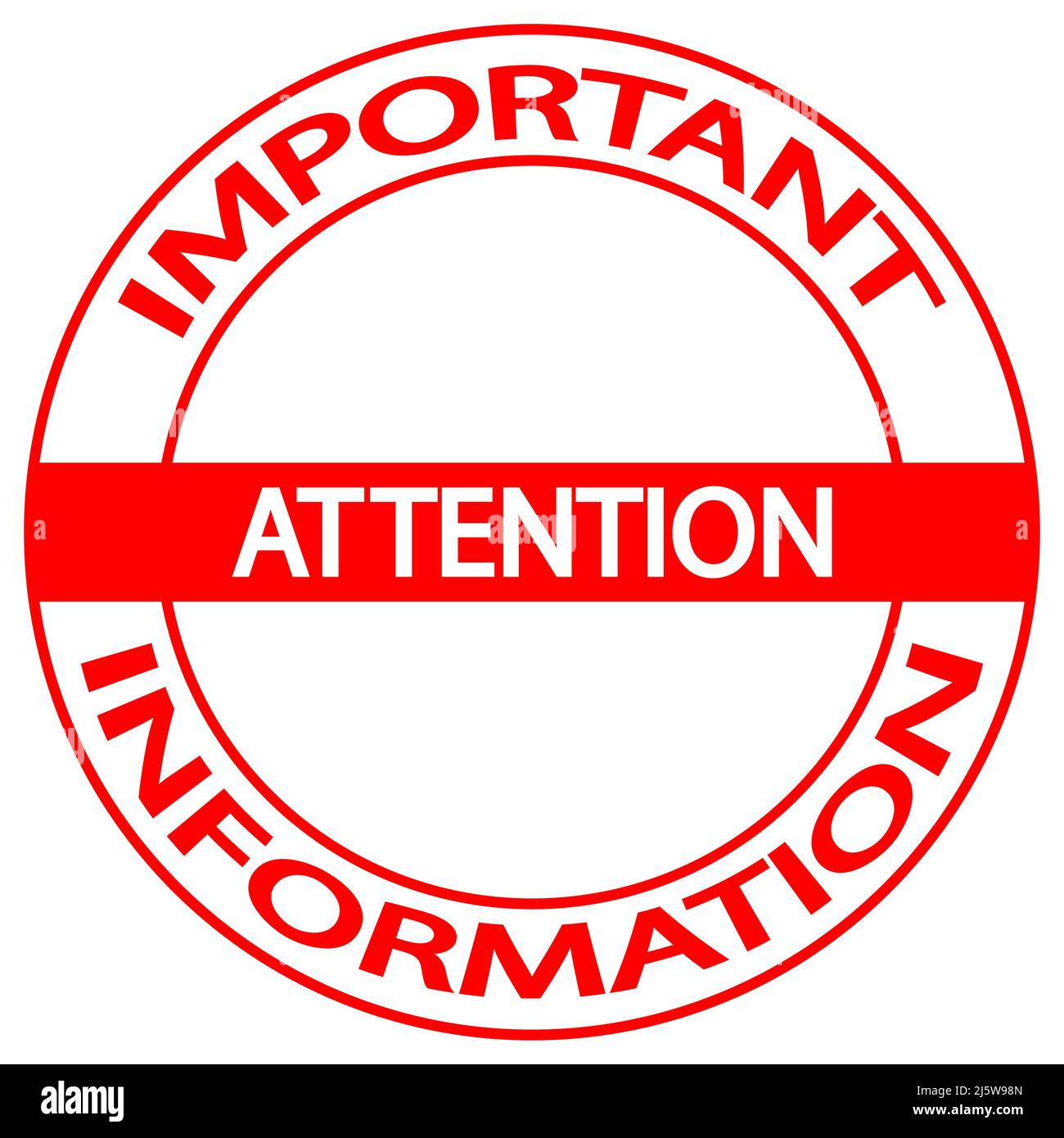 Attention important information, notification icon announce round stamp ... Attention important information, notification icon announce round stamp ...