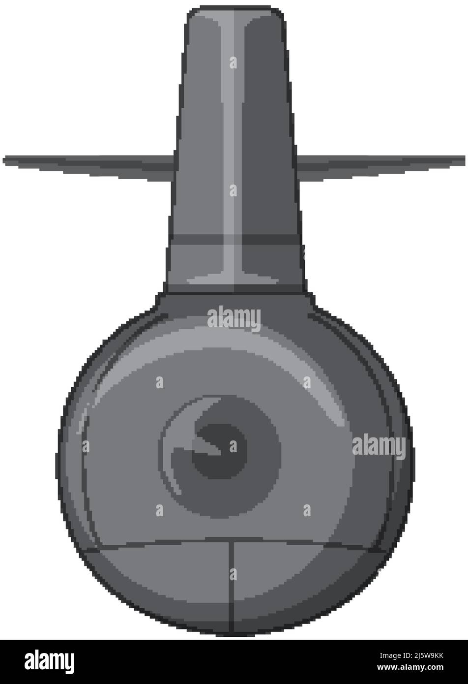 A military submarine on white background illustration Stock Vector ...