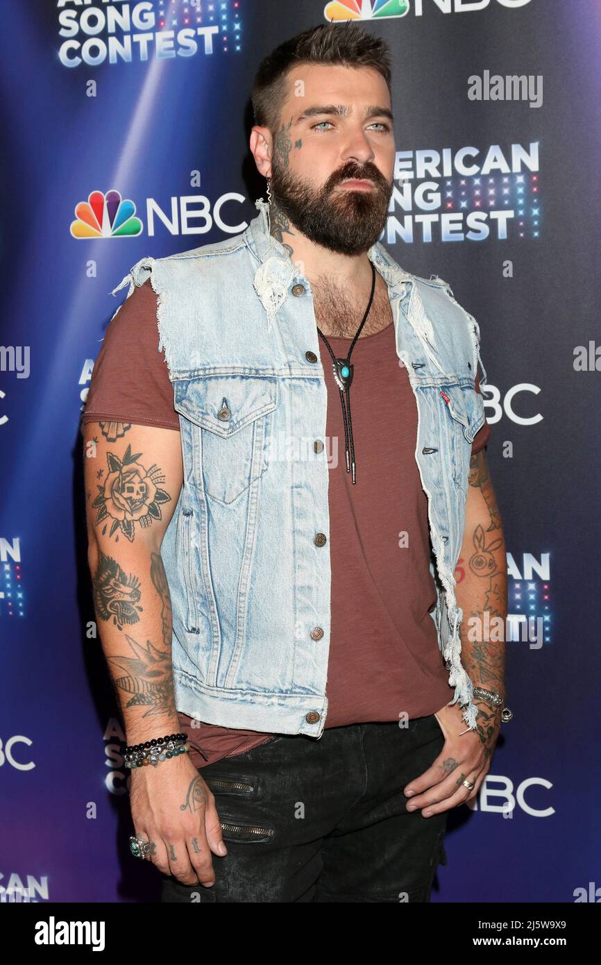 LOS ANGELES - APR 25: Hueston at the America’s Song Contest Semi-finals ...