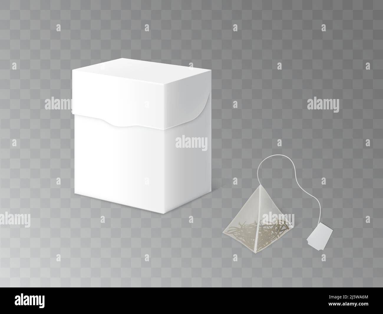 Tea packaging blank Stock Vector Images - Alamy