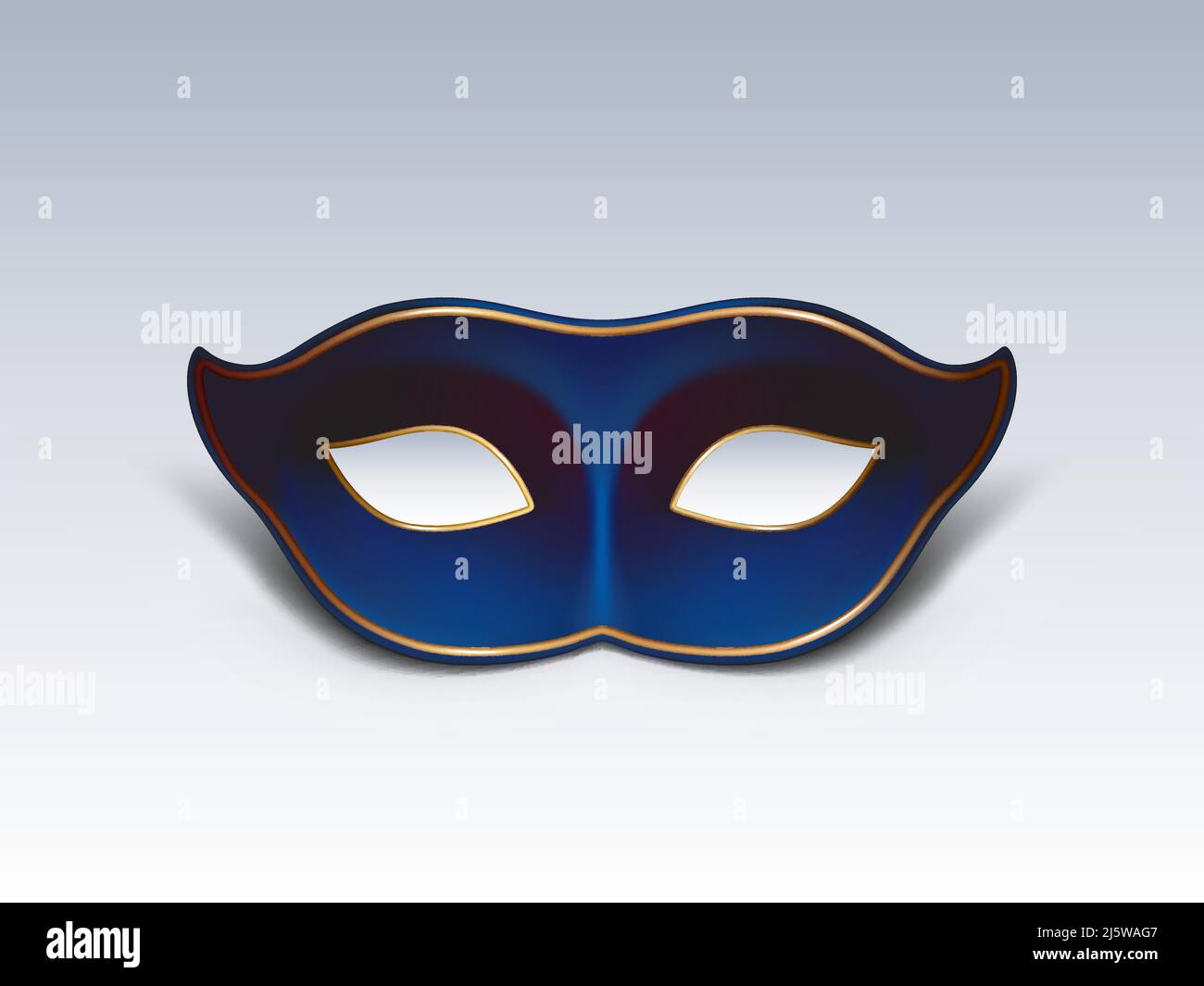 Colombina face mask 3d realistic vector icon. Traditional Venetian or ...