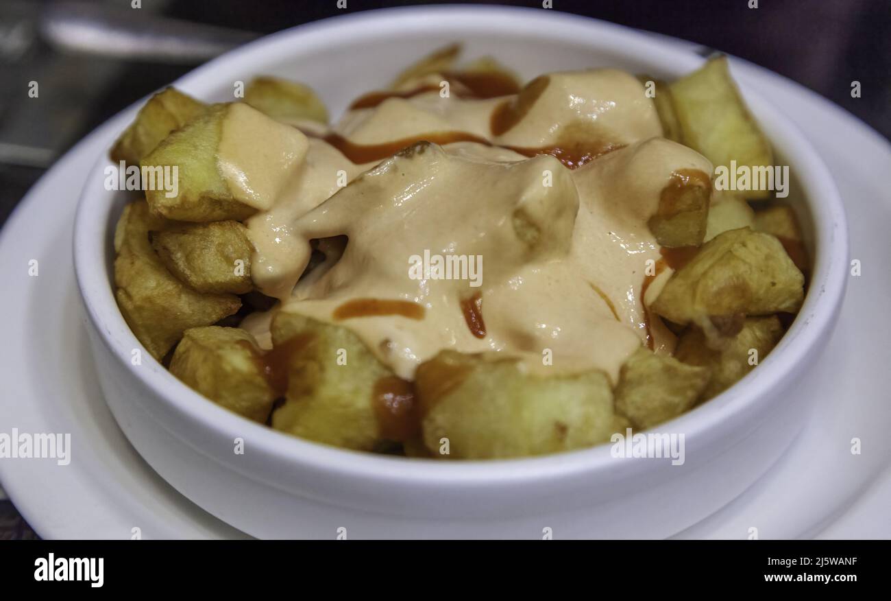 Detail of typical spanish tapa, healthy fast food Stock Photo - Alamy