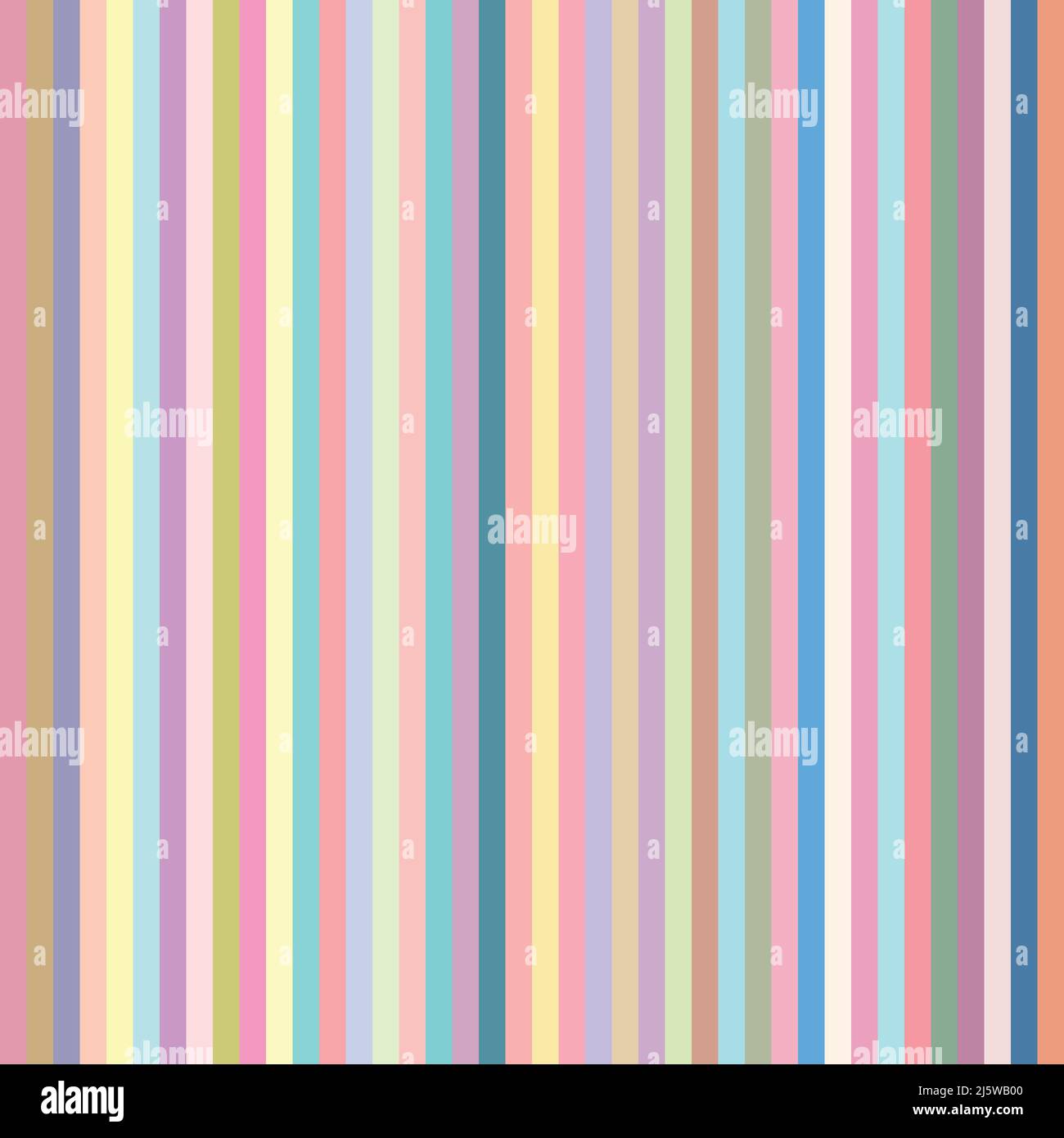 Colourful Vertical Stripes