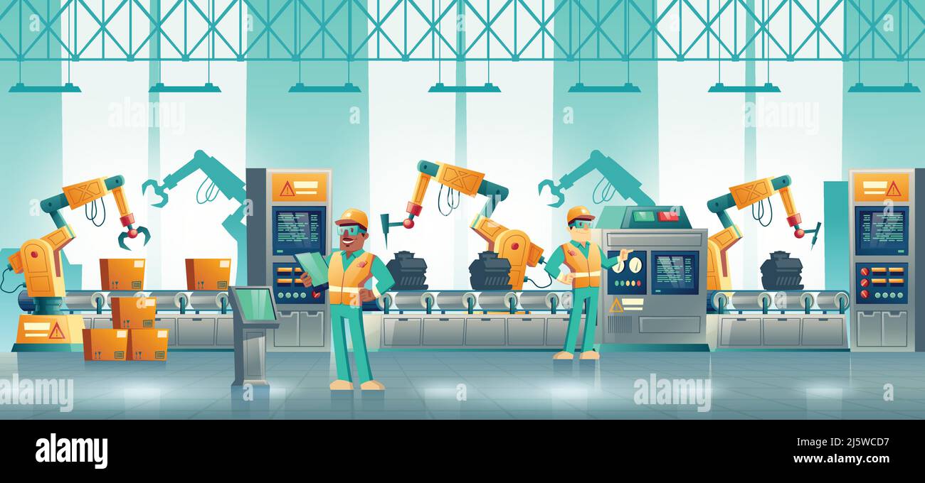 African car factory Stock Vector Images - Alamy