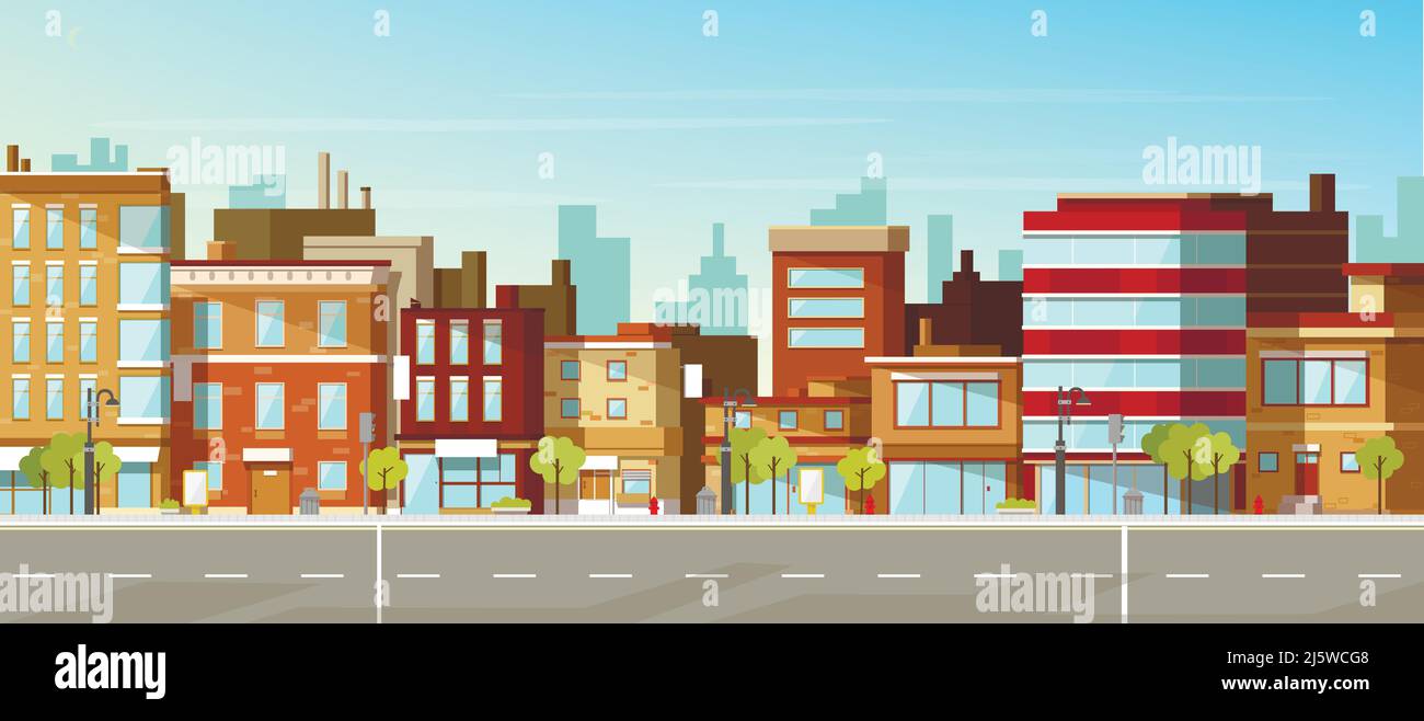 Storefronts storefront buildings Stock Vector Images - Alamy