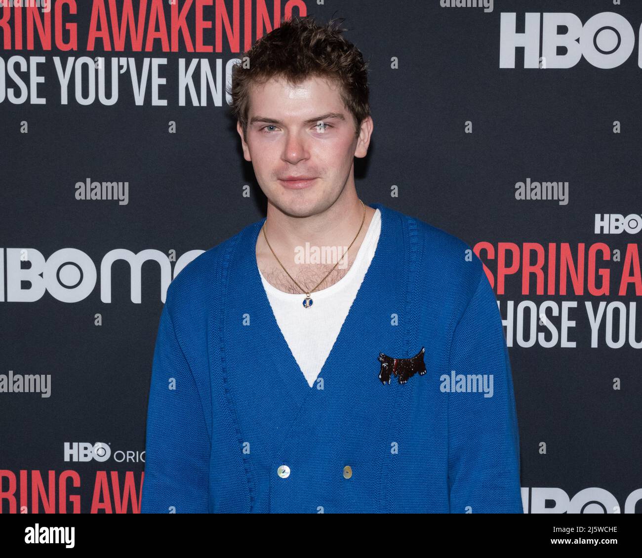 New York, New York, Apr. 25, 2022, Colton Ryan attends the premiere ...