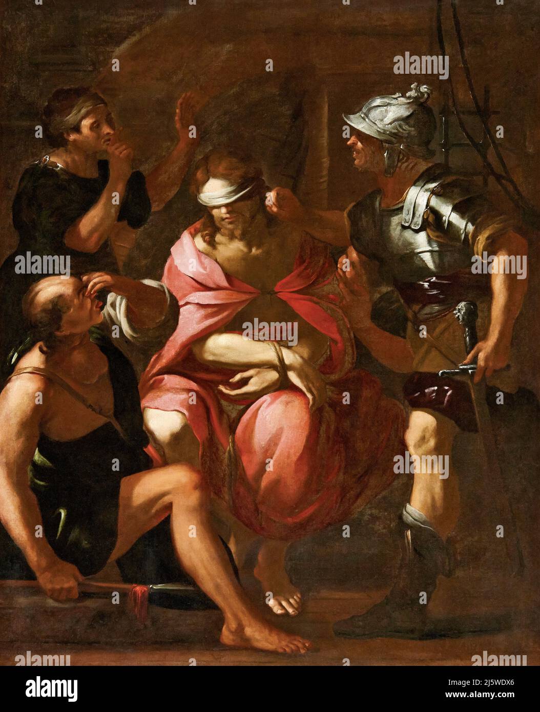 Gesù deriso - olio su tela - bottega di Giovan Battista Discepoli ...