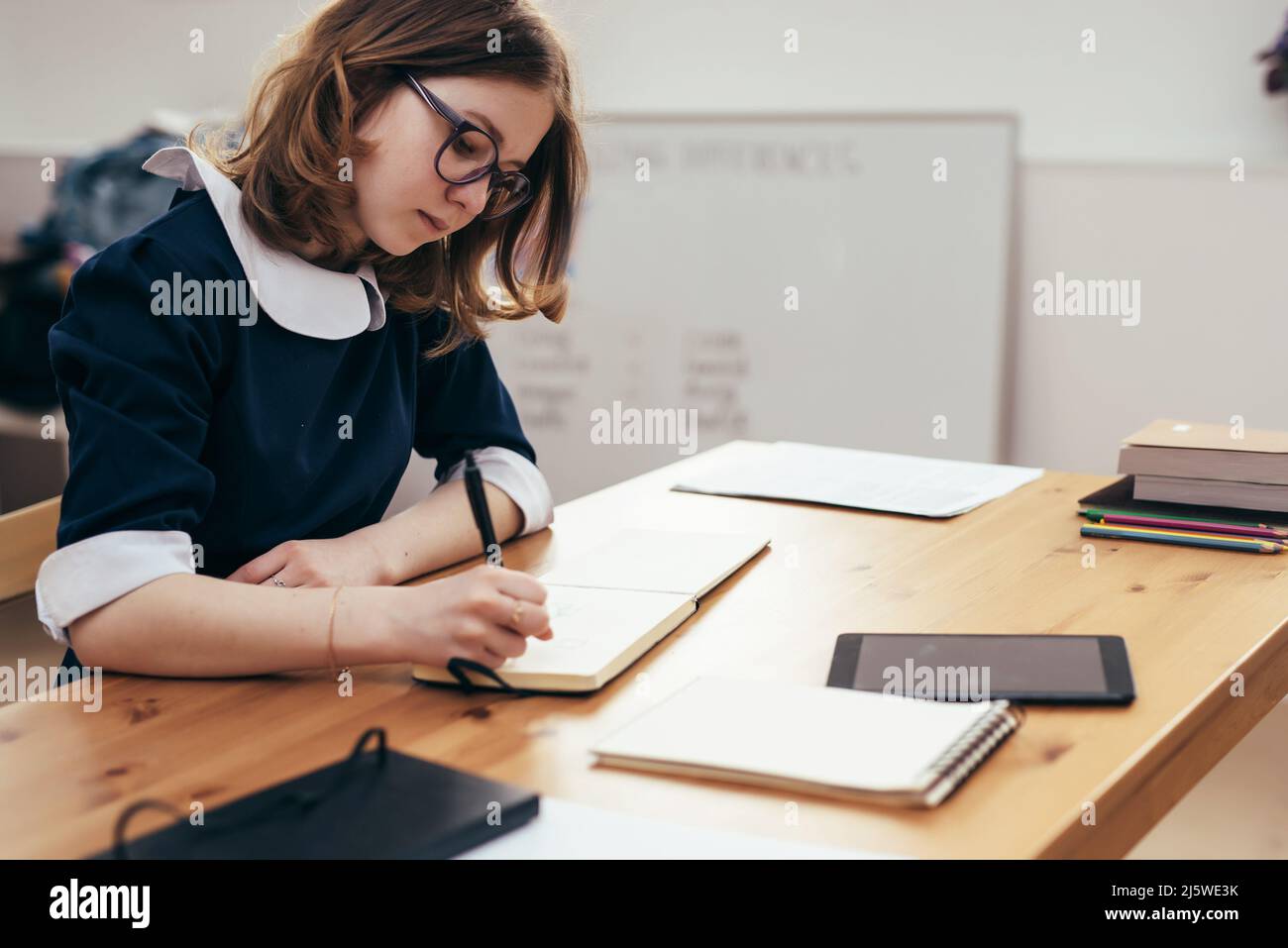 Classwork hi-res stock photography and images - Alamy