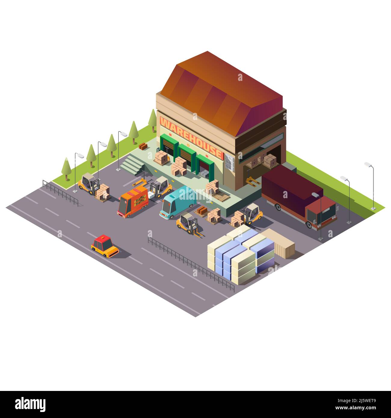 Parcel center Cut Out Stock Images & Pictures - Alamy