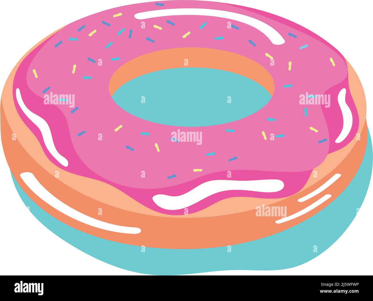 donut float pool Stock Vector Image & Art - Alamy