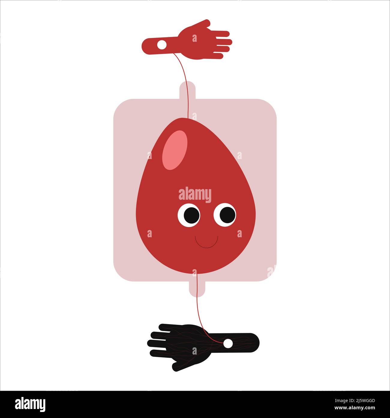 Blood donation concept Stock Vector Images - Alamy