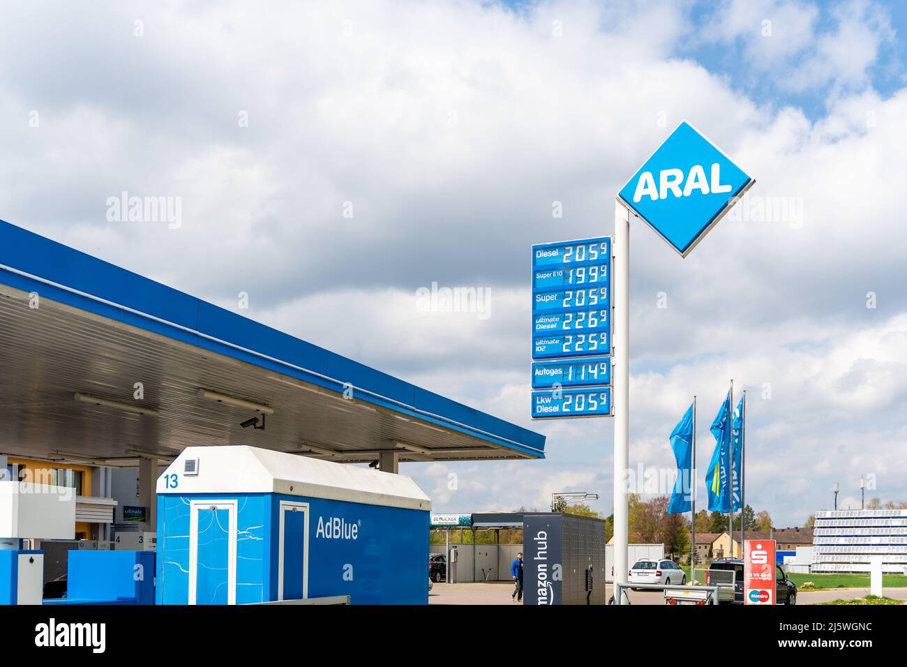 Gasoline price display hi-res stock photography and images - Alamy