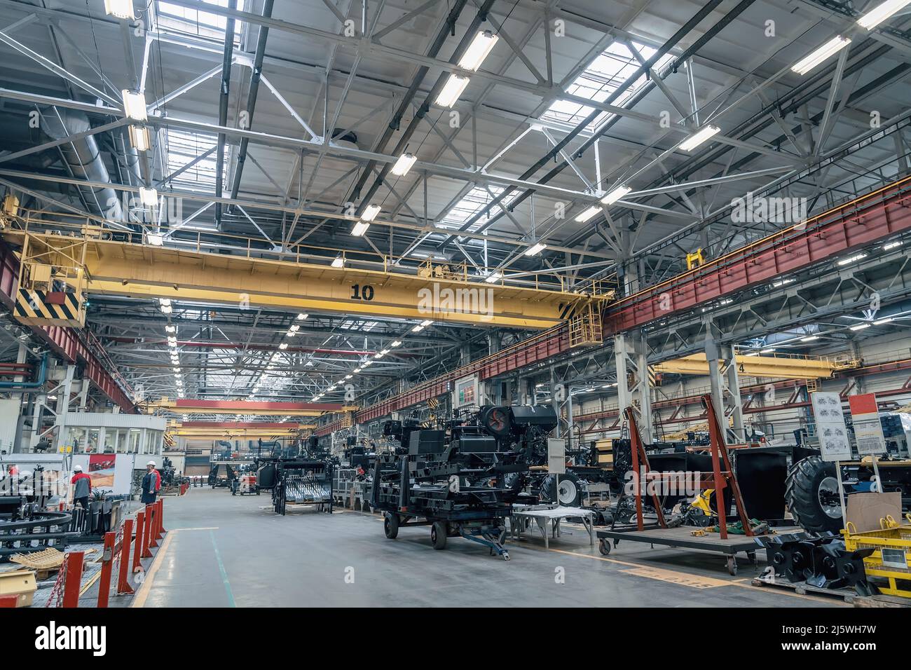 In the manufacturing industry for the assembling of heavy equipment hi ...