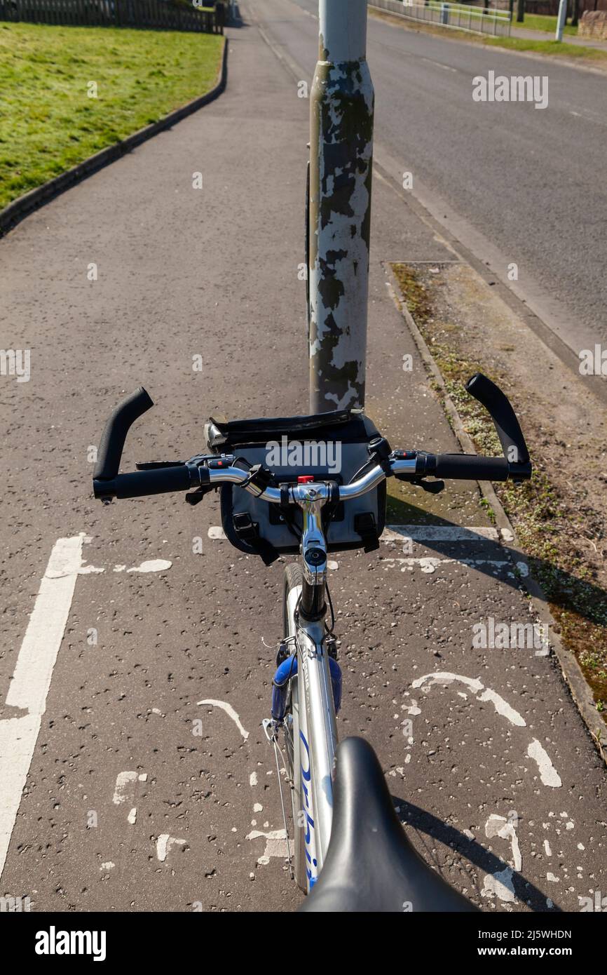 Blocked bike lane hi-res stock photography and images - Alamy
