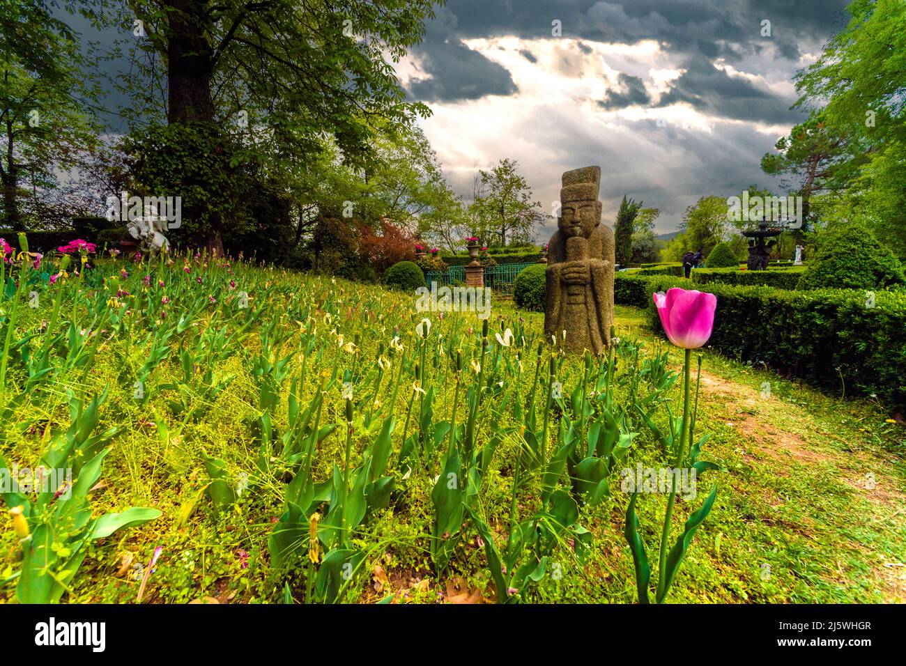 Italy Piedmont Asti province - Piea castle and garden Stock Photo - Alamy