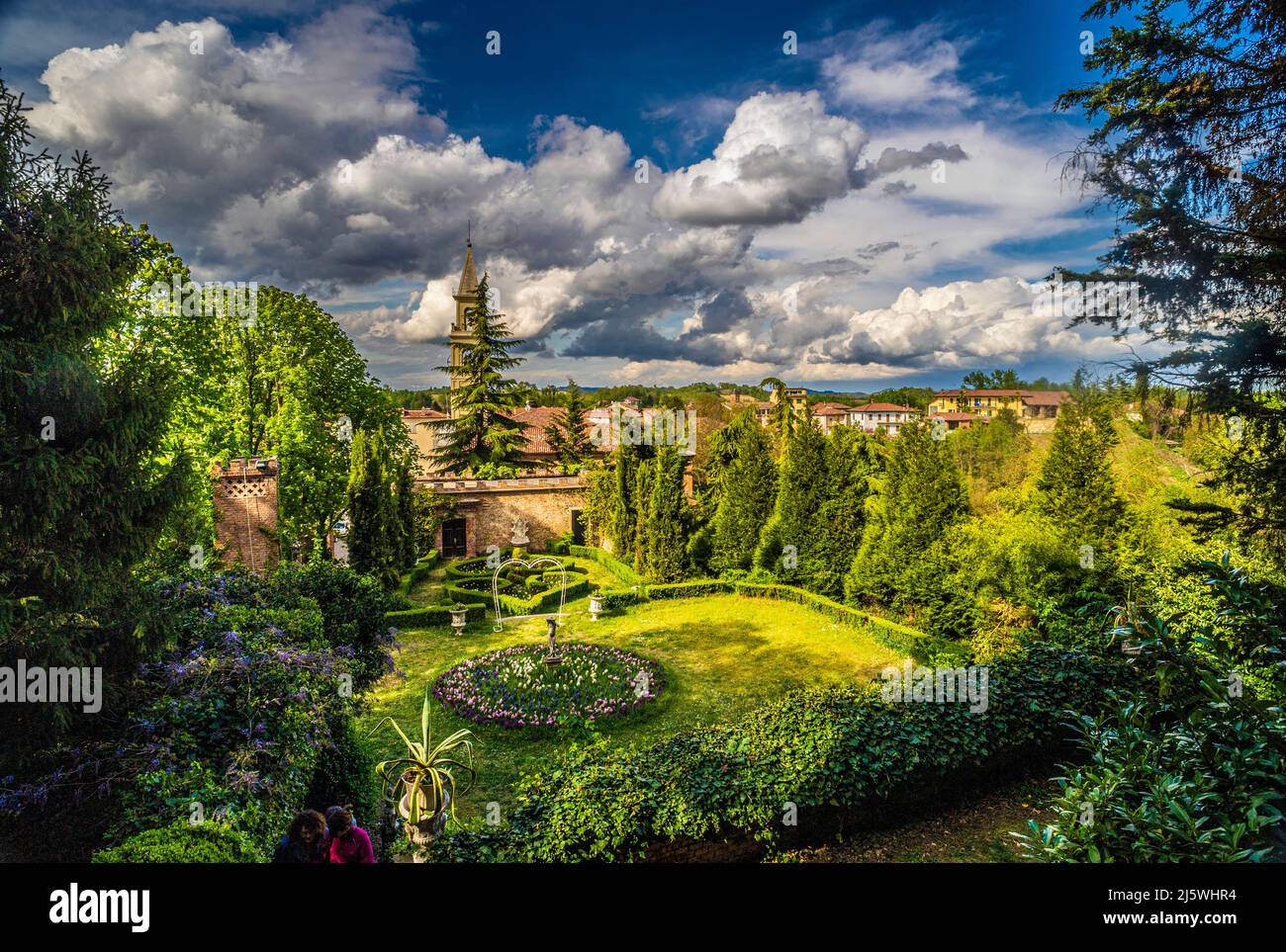 Italy Piedmont Asti province - Piea castle and garden Stock Photo - Alamy