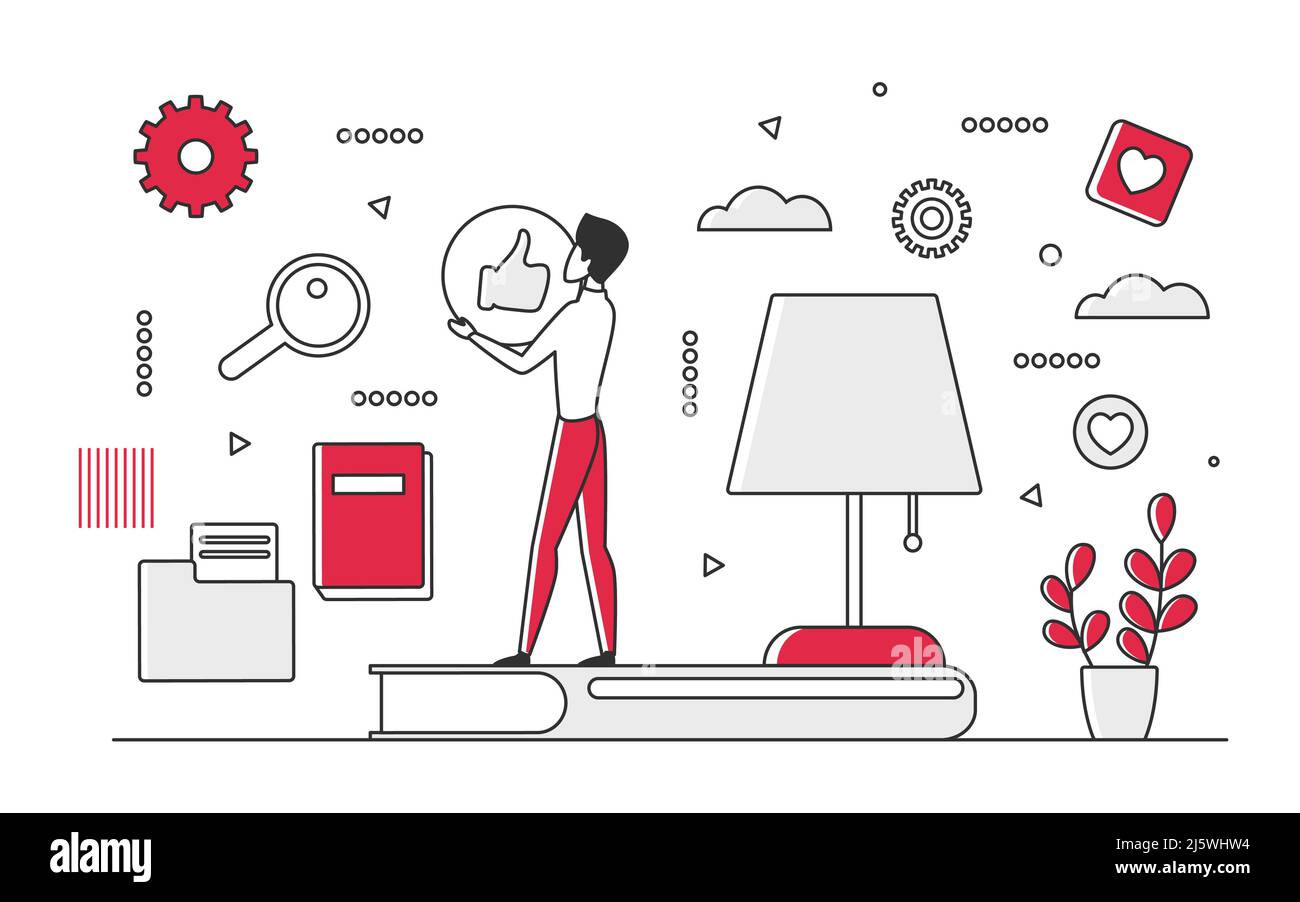 Digital content marketing management. Engaging social media articles ...