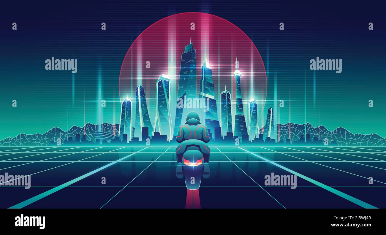 Corrupt Cartoon Future City