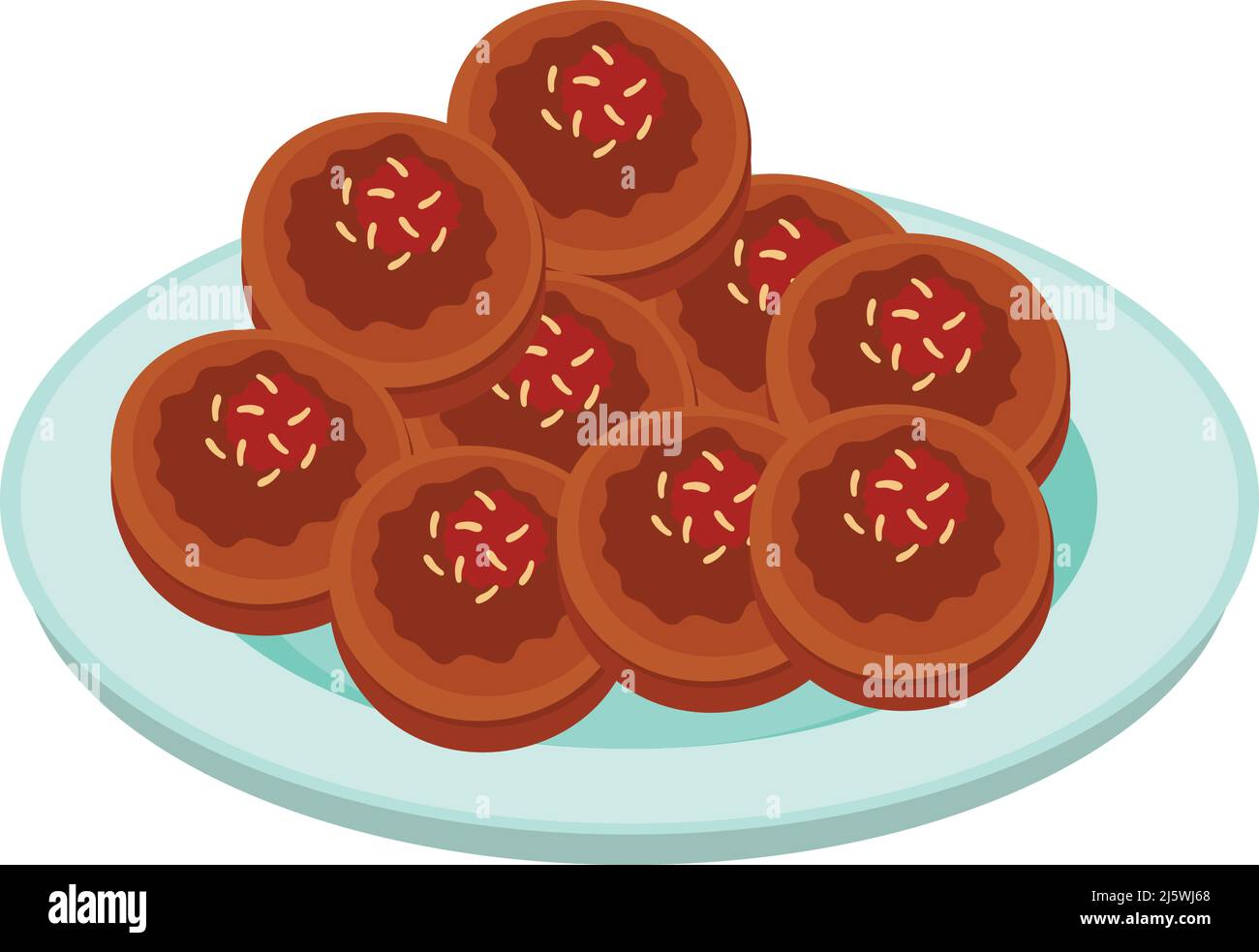 gulab jamun india food Stock Vector Image & Art - Alamy